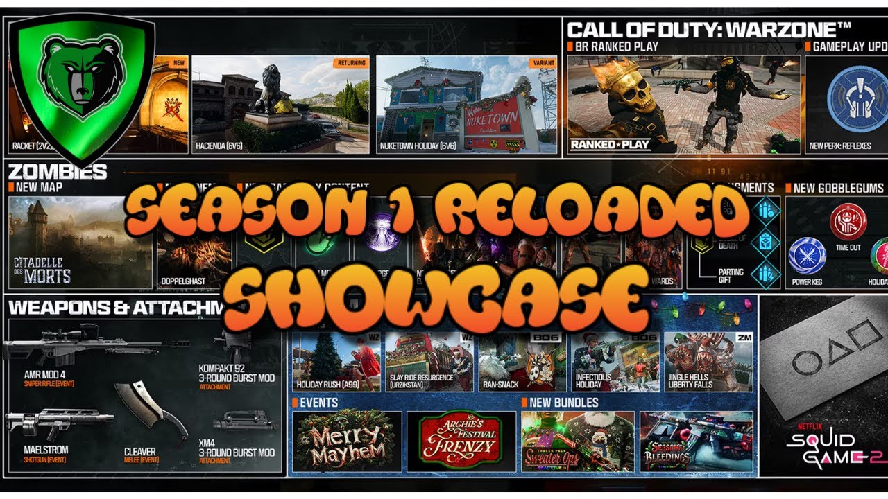 COD BO6-SEASON 1 RELOADED SHOWCASE PART 1 - YouTube