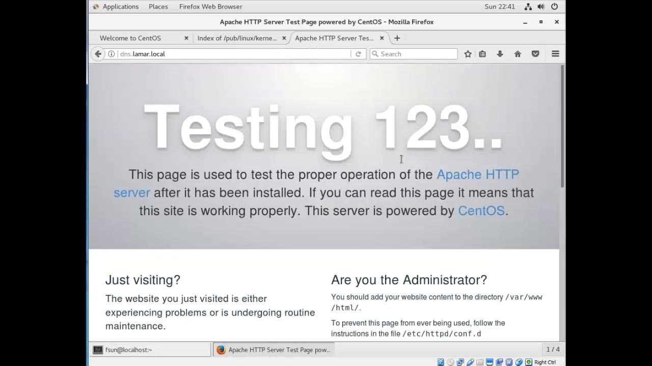 Linux Web server - YouTube