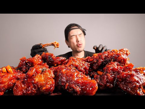 The SPICIEST Korean Fried Chicken I've Ever Had
