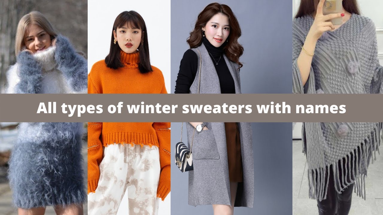 different types of sweater names for ladies | winter sweater for women ...