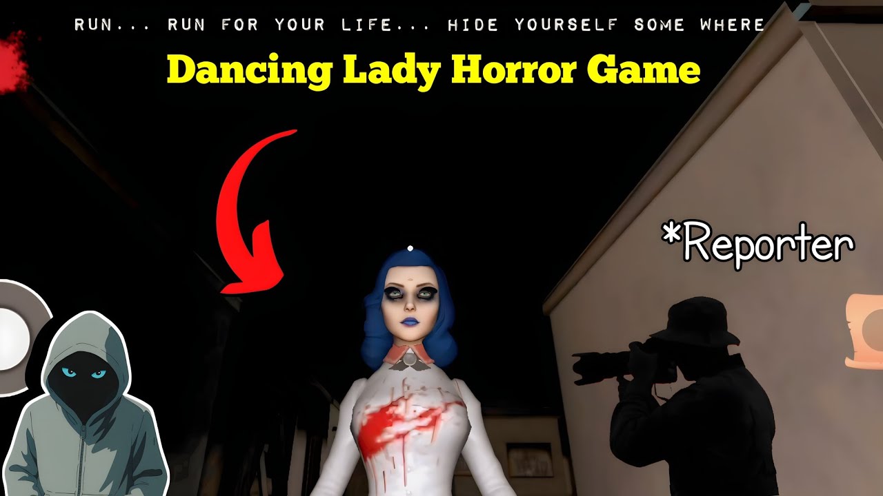Dancing Lady Horror Game | ft. Dancing Lady | horror game | gameplay # ...