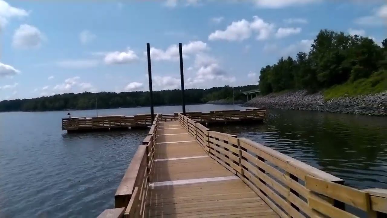 Jordan Lake Fishing by Ramp Glimpse - YouTube