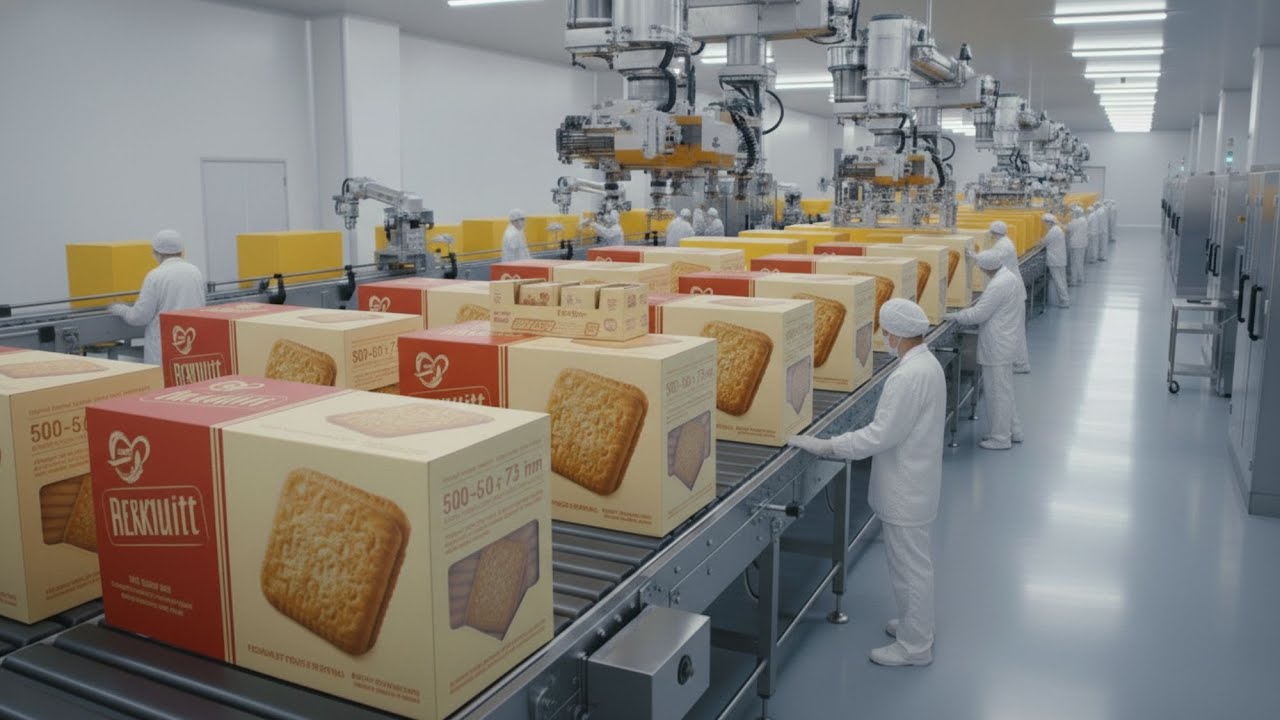 Inside the Factory: How Parle-G Produces Millions of Glucose Biscuits ...