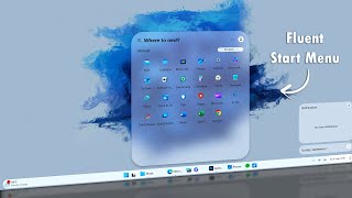 How To Get The New Acrylic Taskbar Start Menu The Action Center In ...