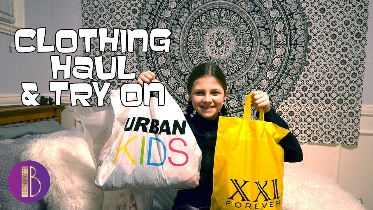 Clothing Shopping Haul | Try On | Bethany G - YouTube