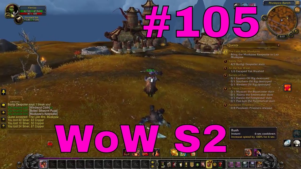 World of Warcraft S2 Part 106: My Favorite Yak Wash - YouTube