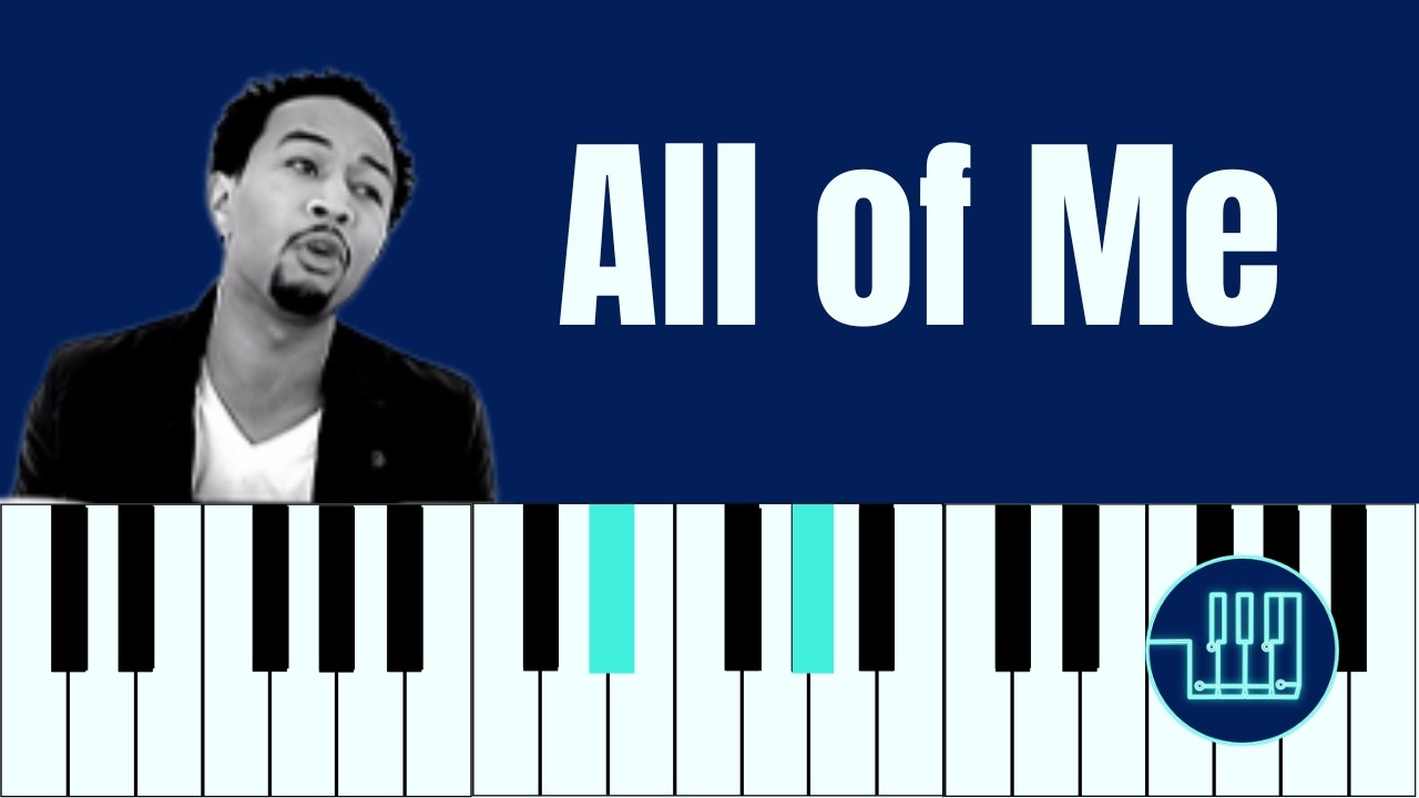 Piano Tutorial: All of Me--John Legend - YouTube