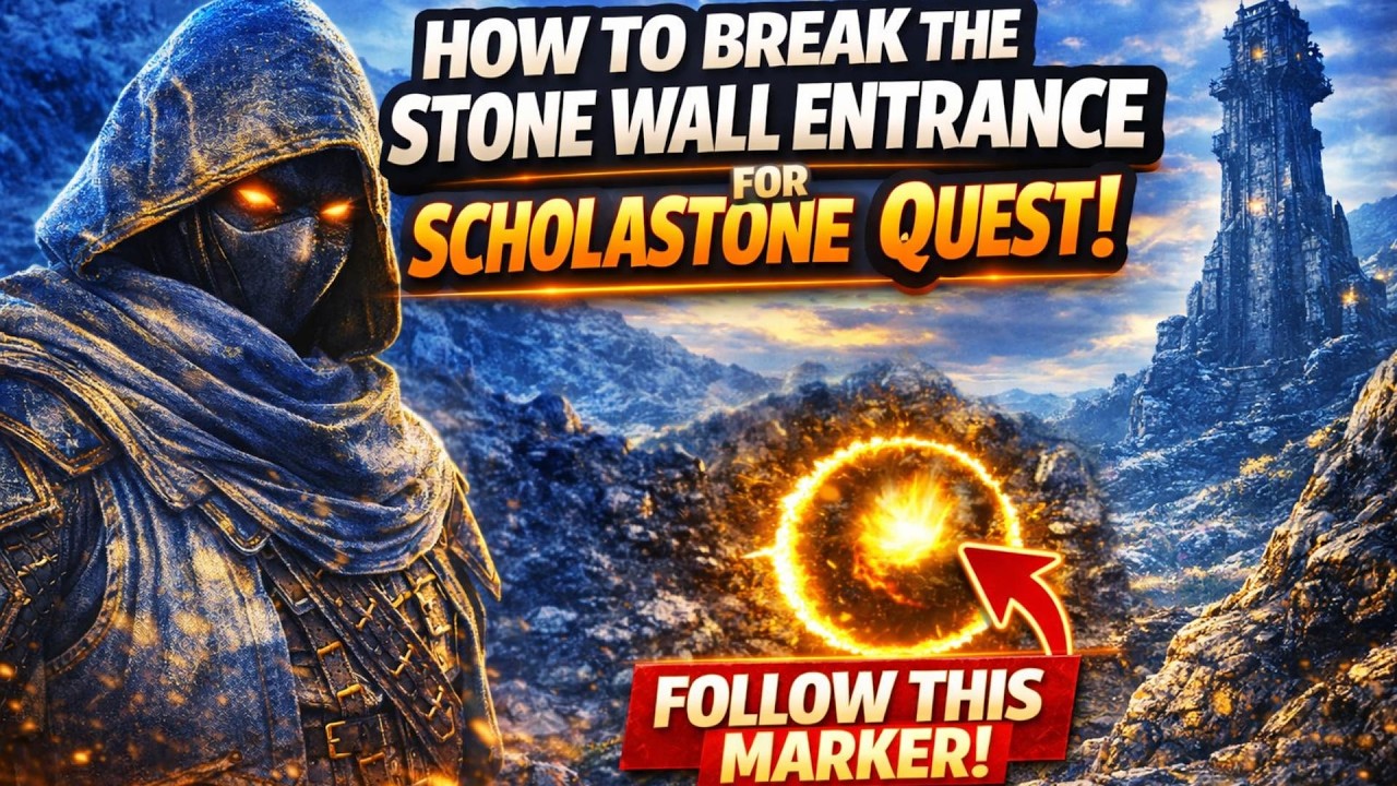 How to Break the Stone Wall Entrance – Scholastone Quest Guide (Crimson ...