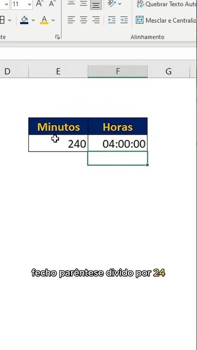 Como converter minutos em horas no Excel de maneira simples e rápida! # ...
