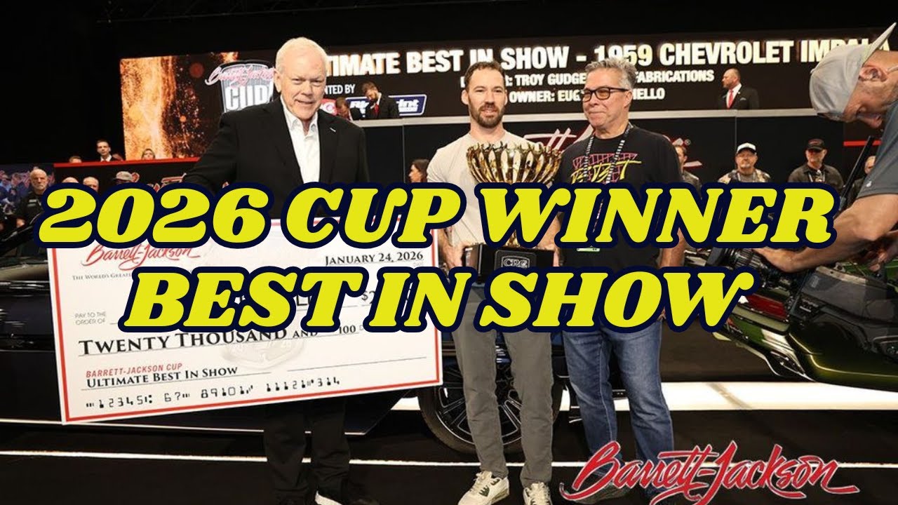2026 BARRETT JACKSON BEST IN SHOW CUP WINNER 1959 IMPALA BBT ...
