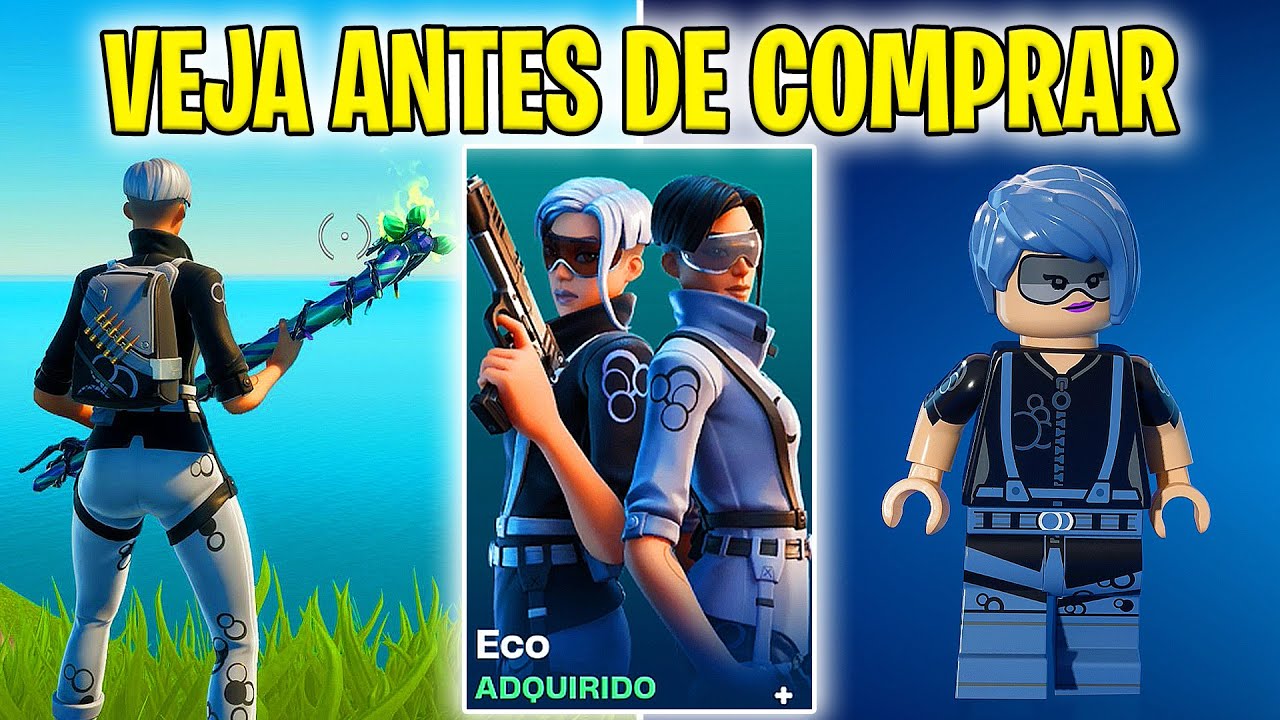 VEJA ANTES DE COMPRAR SKIN ECO - Fortnite - YouTube