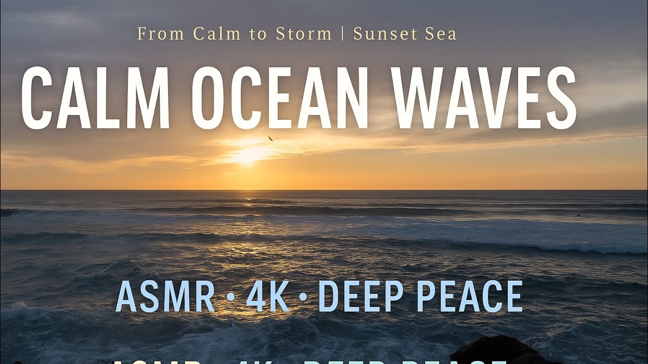 1H 31M Stormy Ocean Waves 🌊 ASMR White Noise | Deep Sleep•Meditation ...