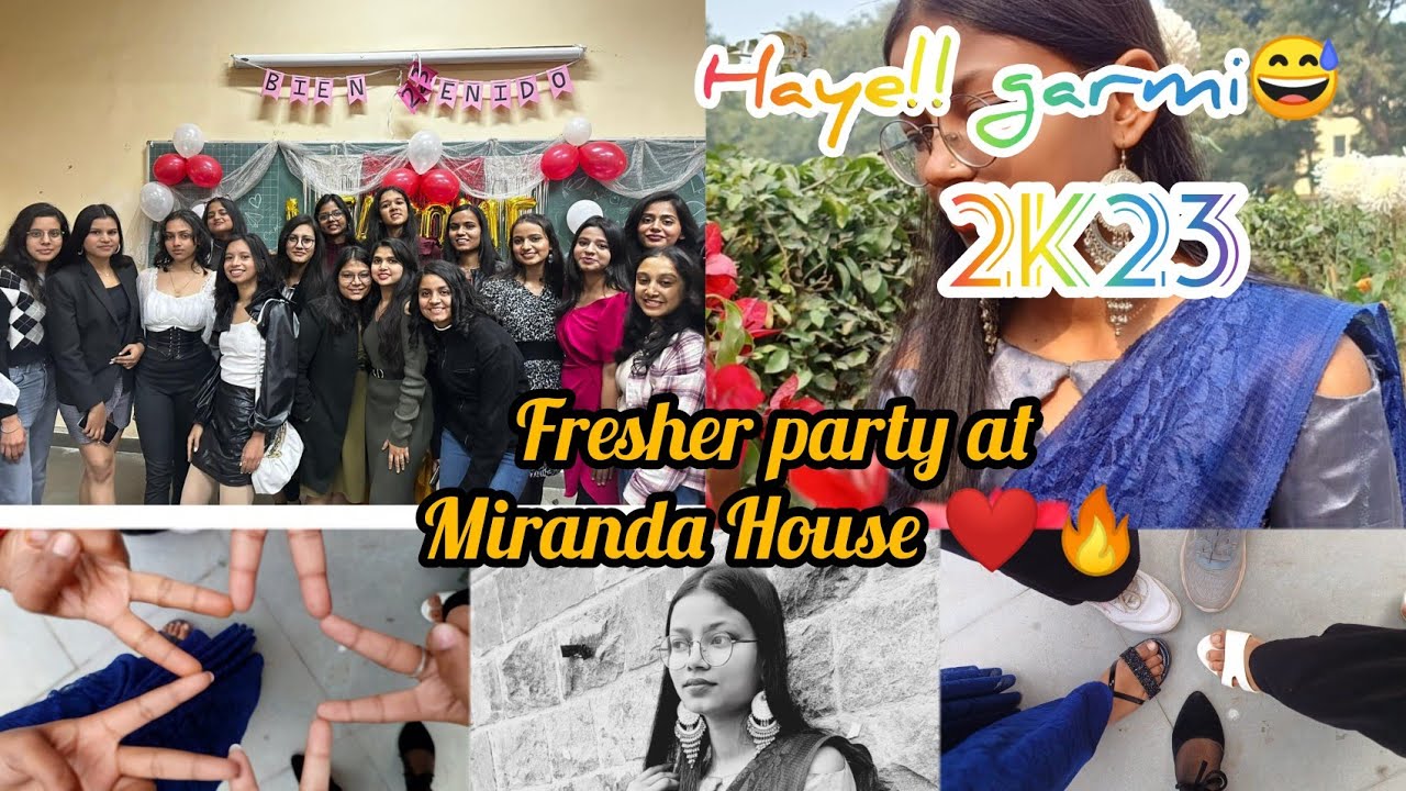 fresher party at Miranda House ️2k22🎉@mirandahousedu #du #cuet # ...