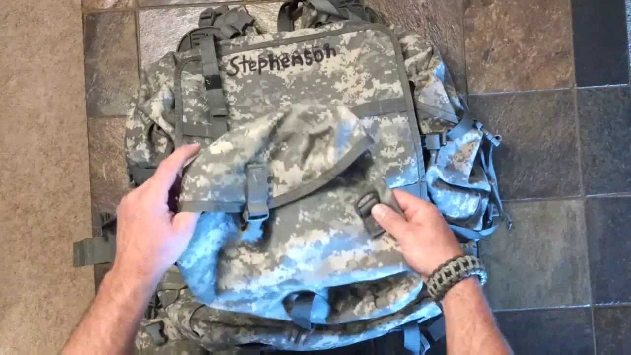 Molle US Military Large RuckSack Backpack Overview - YouTube