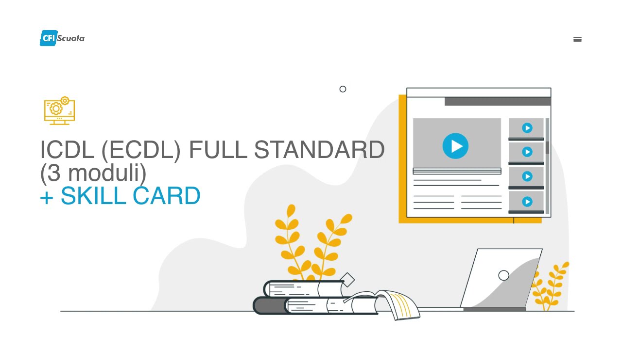 ICDL Full Standard (3 moduli) - Corso online - YouTube