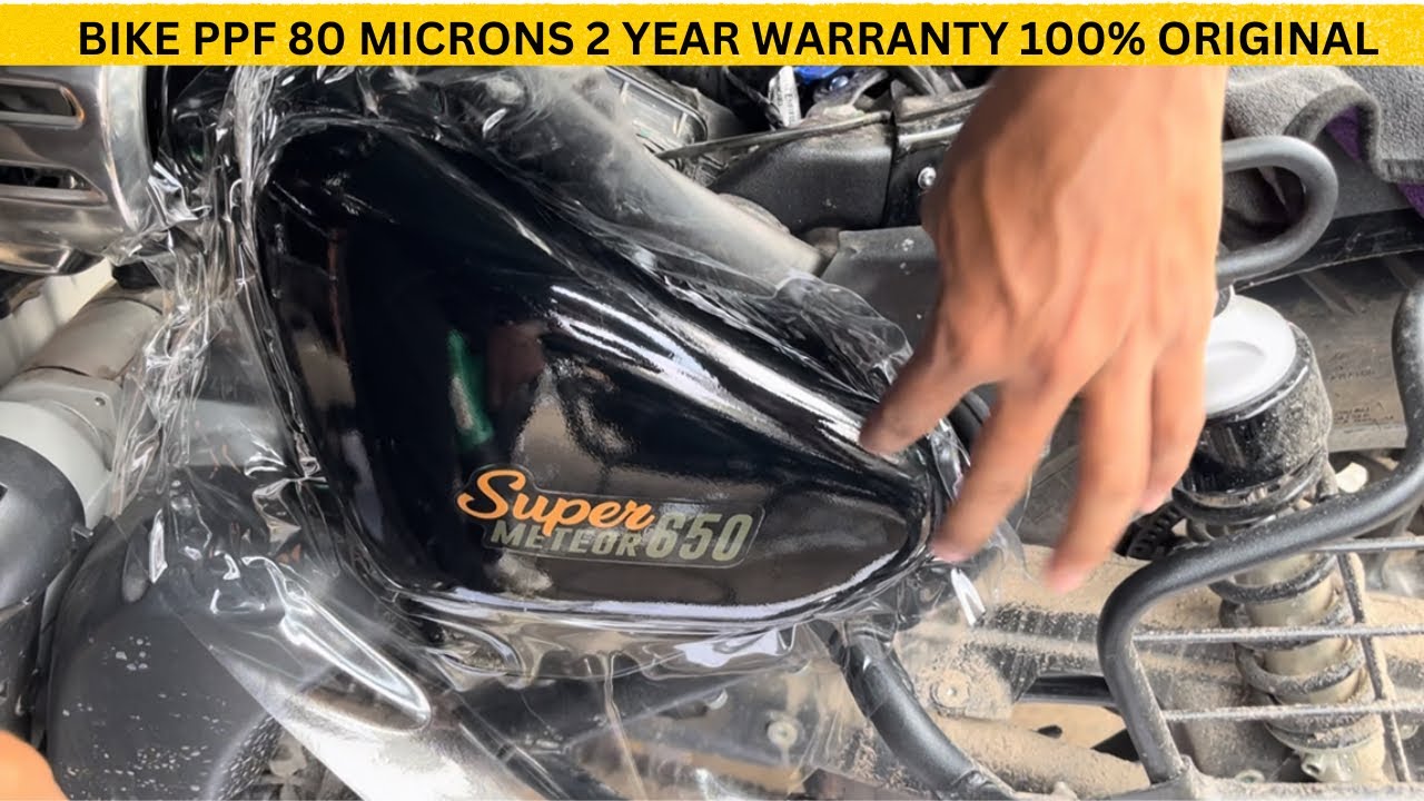 Super Meteor 650 3M Lamination-PPF | Royal Enfield Super Meteor 650 ...