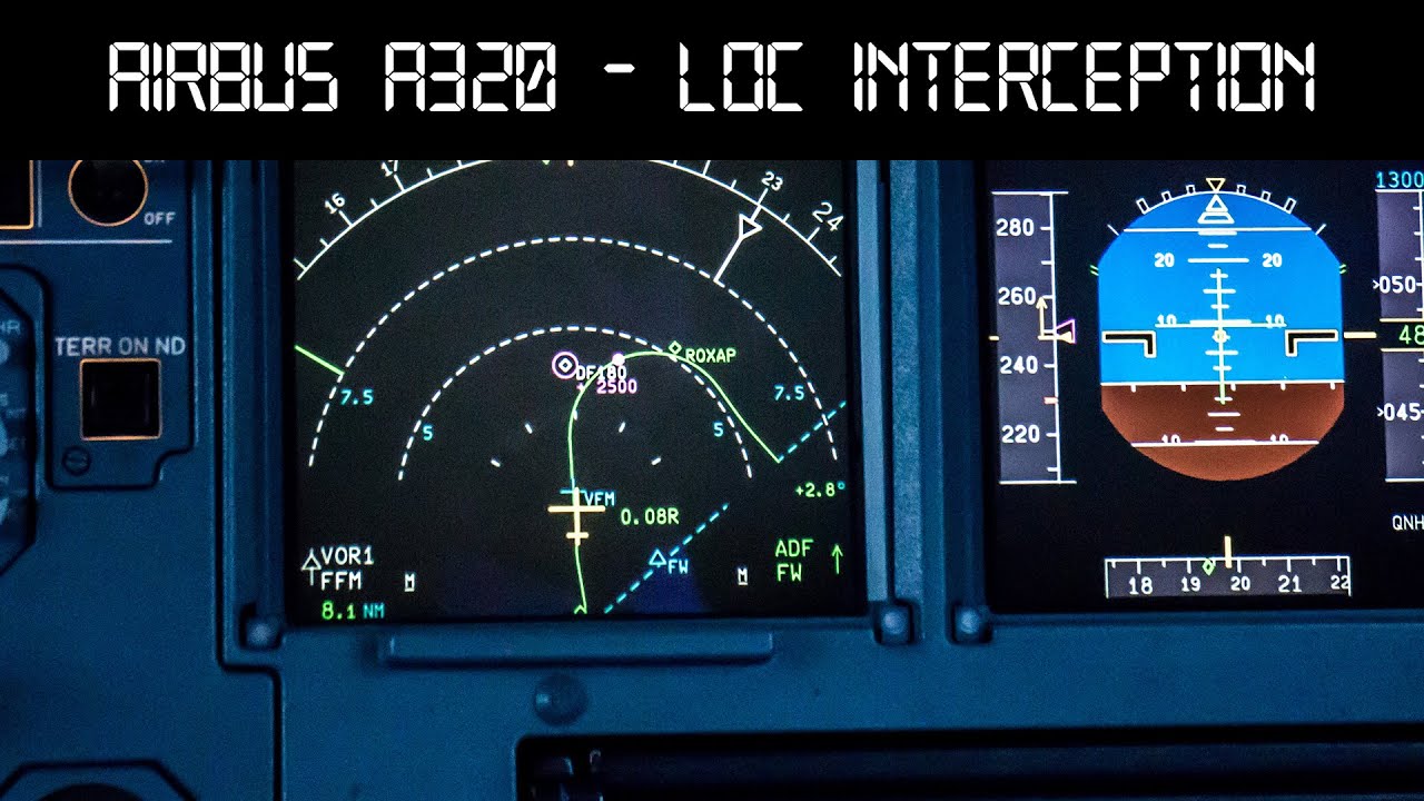 Intercepting LOC RWY 23 at Hamburg Airport - YouTube