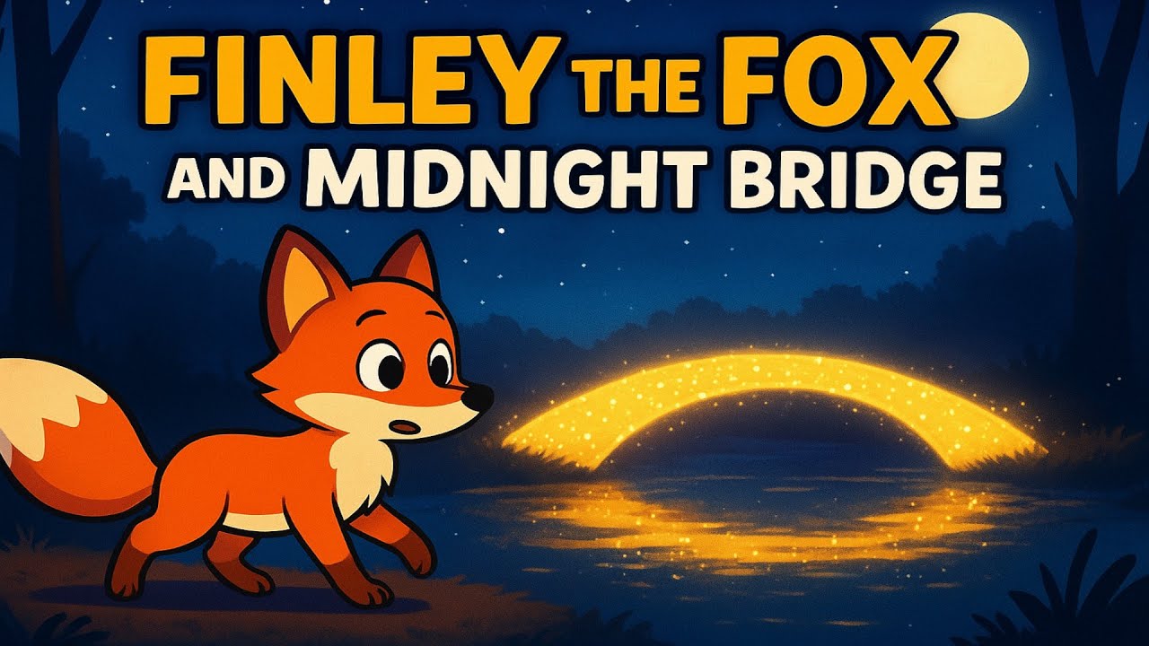 Story Time For Kids - Finley The Fox And The Midnight Bridge - YouTube