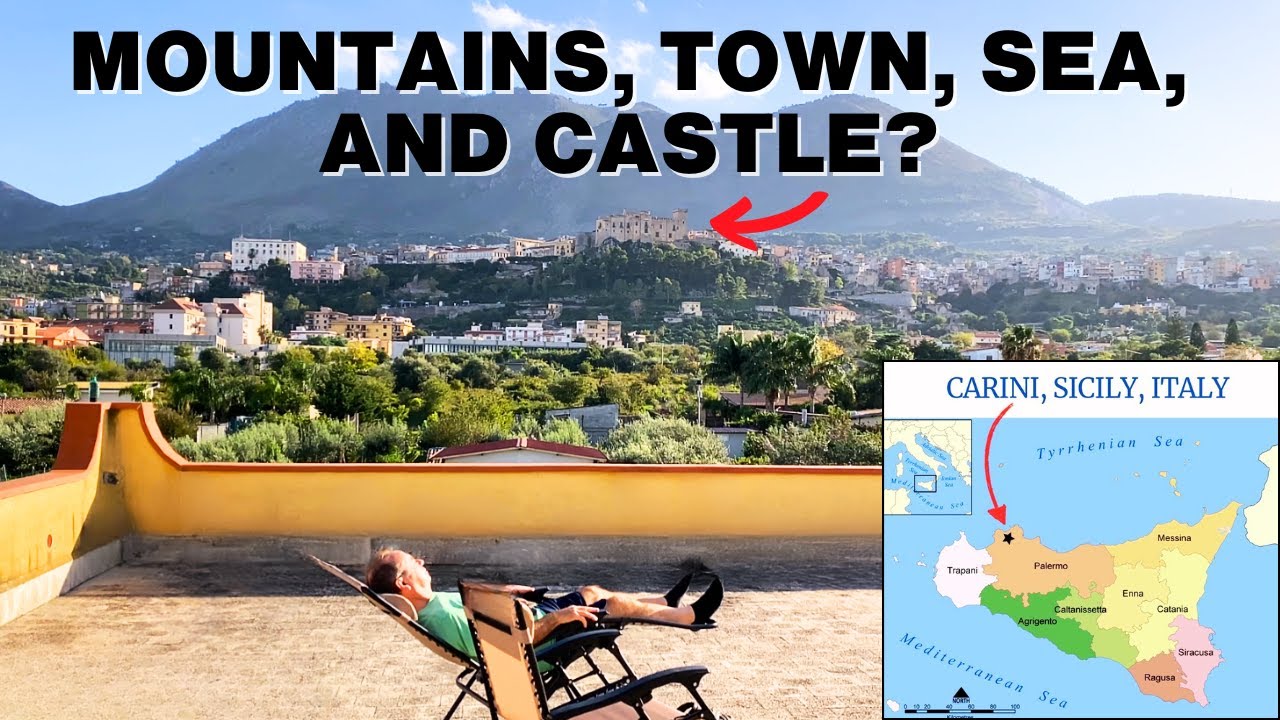 The Castle of Carini rooftop view is a dream come true! - YouTube