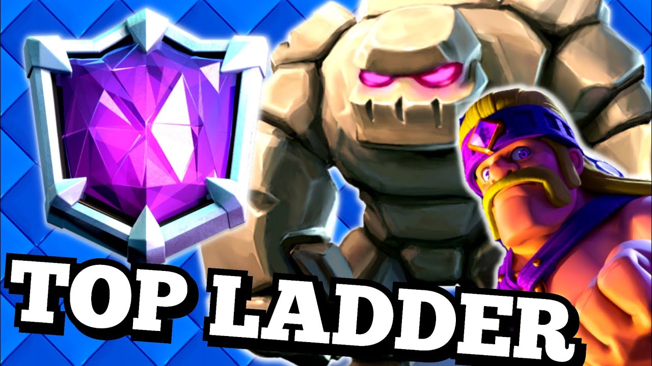 *BEAT* Goat Players with Golem Evo Barbs - Clash Royale - YouTube