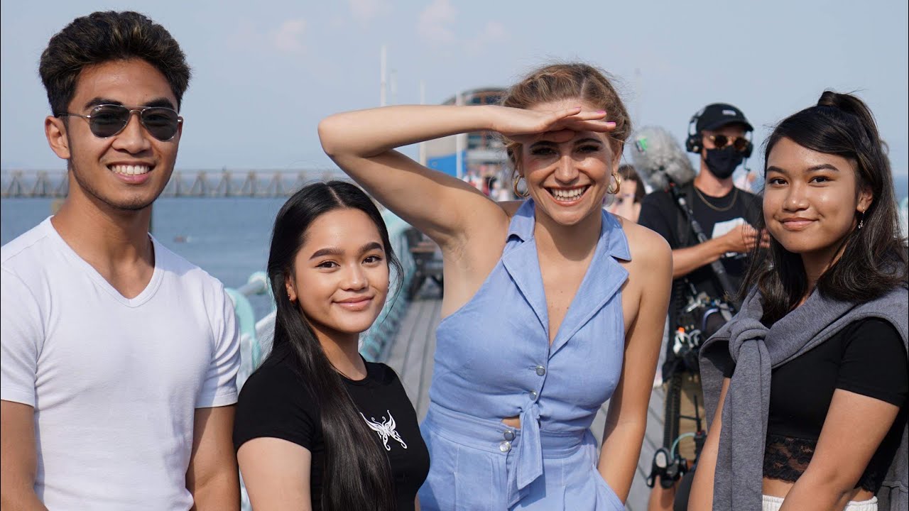 Justine Afante & Pixie Lott in Swansea, Mumbles || Part 1 - YouTube