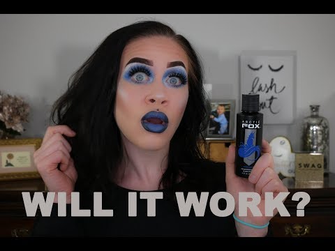 ARTIC FOX HAIR DYE ON DARK HAIR | DOES IT WORK?