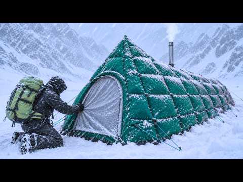 Surviving SnowStorm and Learned the DARK TRUTH About Insulated Tent