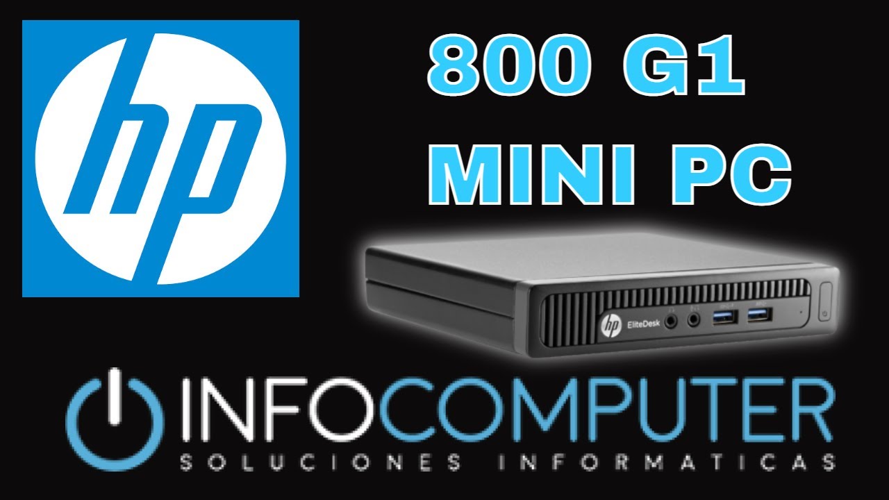 HP ELITEDESK 800 G1 MINI pc reacondicionado Review - YouTube