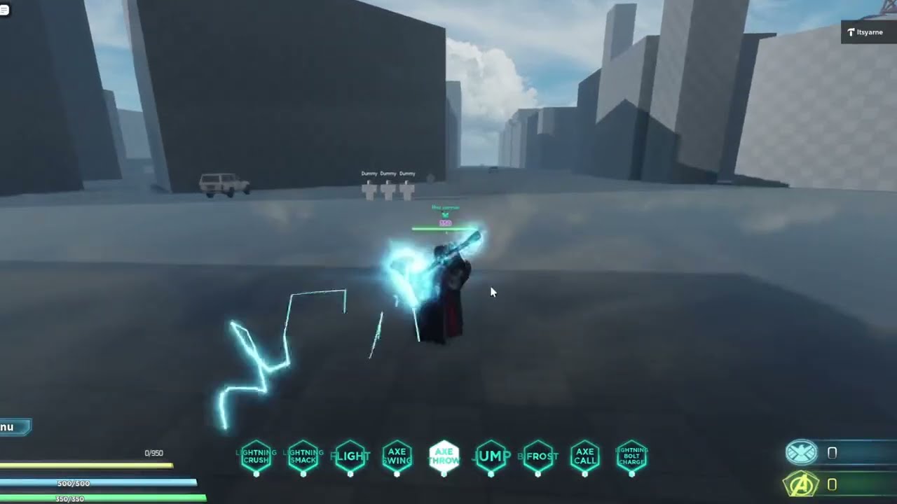 Marvel: Infinity Thor Hammer Throw | ROBLOX - YouTube