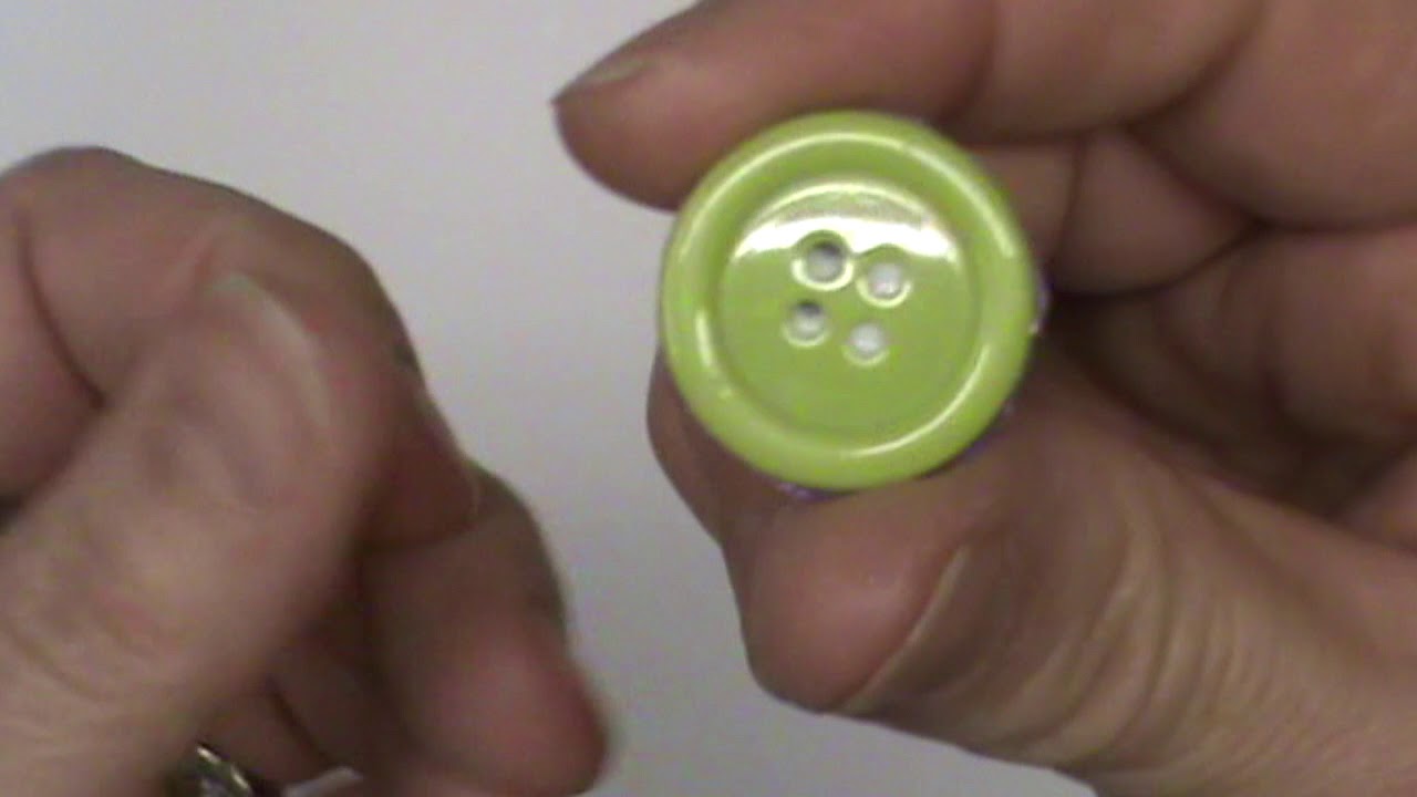How to Make Custom Embellishment Buttons - Frugal, Easy! - YouTube