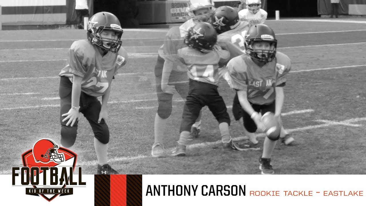 Youth Football Kid of the Week: Anthony Carson - YouTube