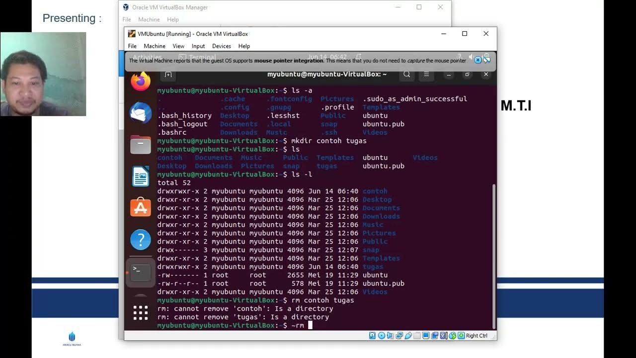 Tutorial terkait Accessing Linux File System - YouTube