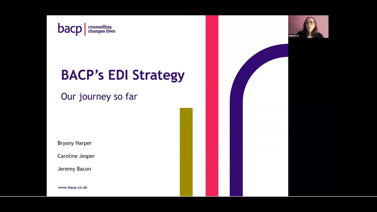 BACP’s EDI Strategy - Our Journey so Far - YouTube