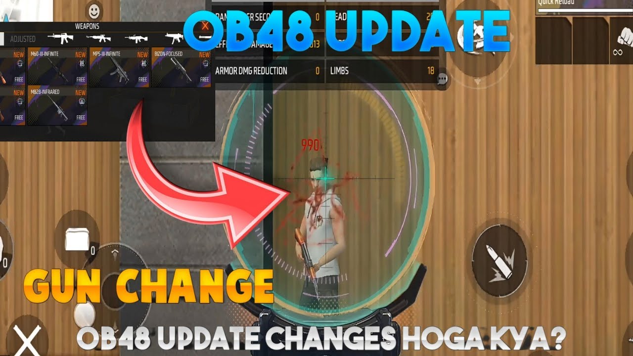 OB48 UPDATE change FREE FIRE OB48 UPDATE||FREEFIREMAX|| - YouTube