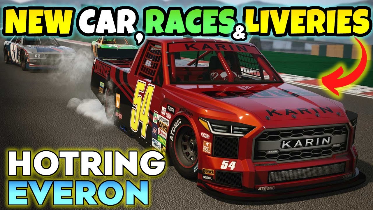 GTA 5 Online NEW CAR, LIVERIES & RACES! How to Unlock Hotring Everon ...