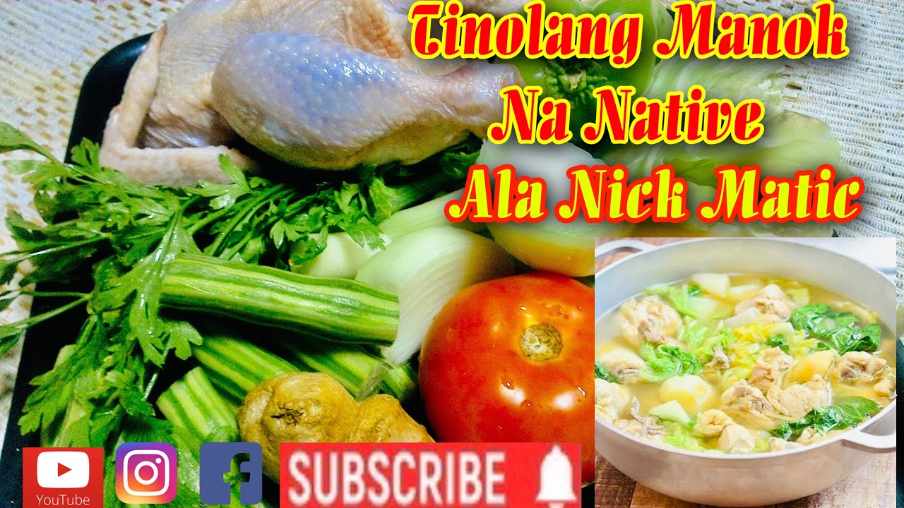 Tinolang Manok (Native) - YouTube