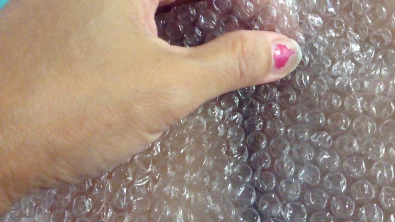 ASMR SOUNDS of Bursting Bubble Wrap for Relaxation and Stress Relief ...