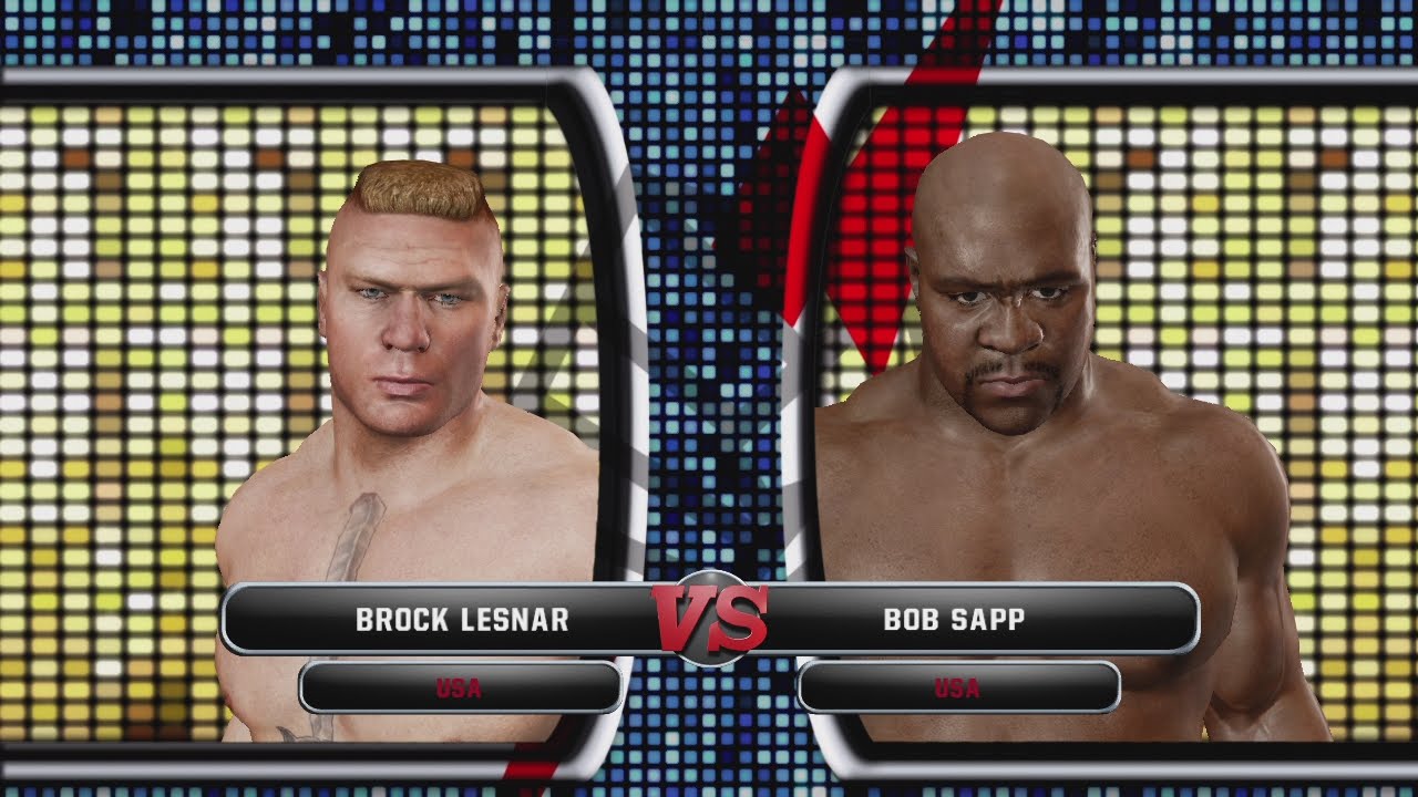 Brock Lesnar vs Bob Sapp UFC Undisputed 3 PRIDE Mode Best of 3 - YouTube