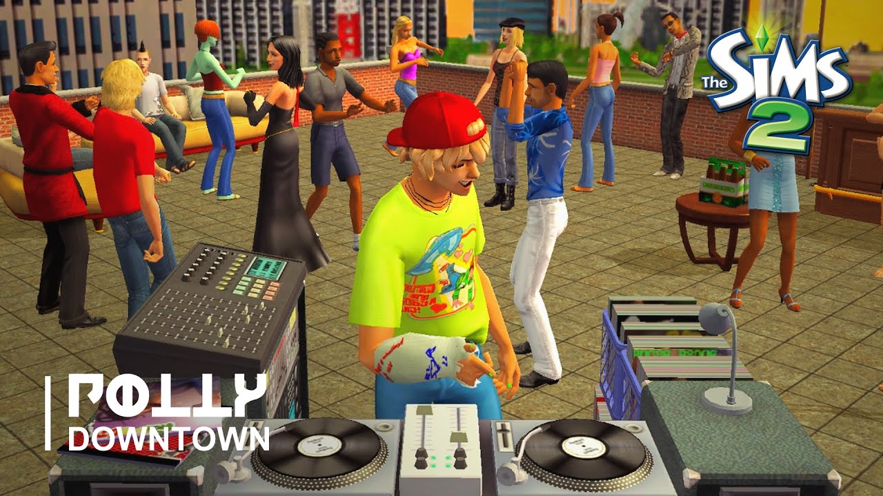 💿 POLLY Medium and Fast Mix Downtown | The Sims 2: DJ - YouTube