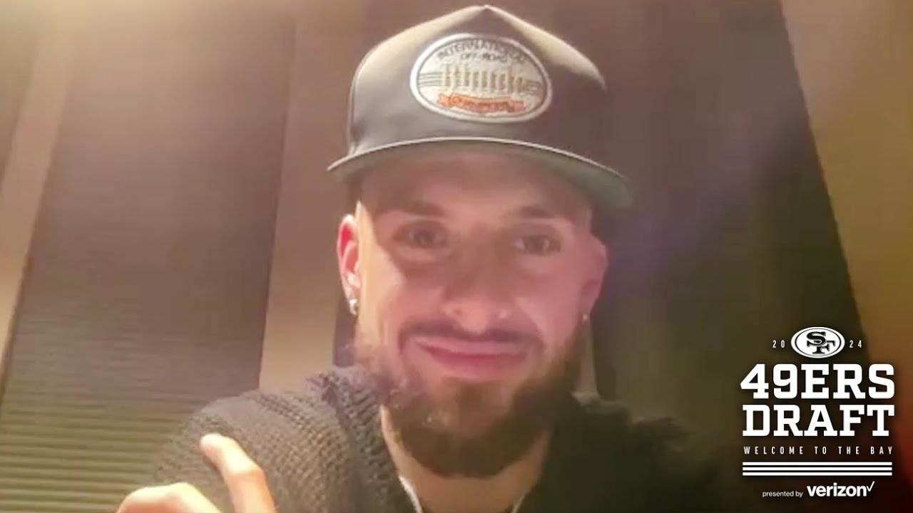 49ers Introduce First-Round Pick WR Ricky Pearsall - YouTube
