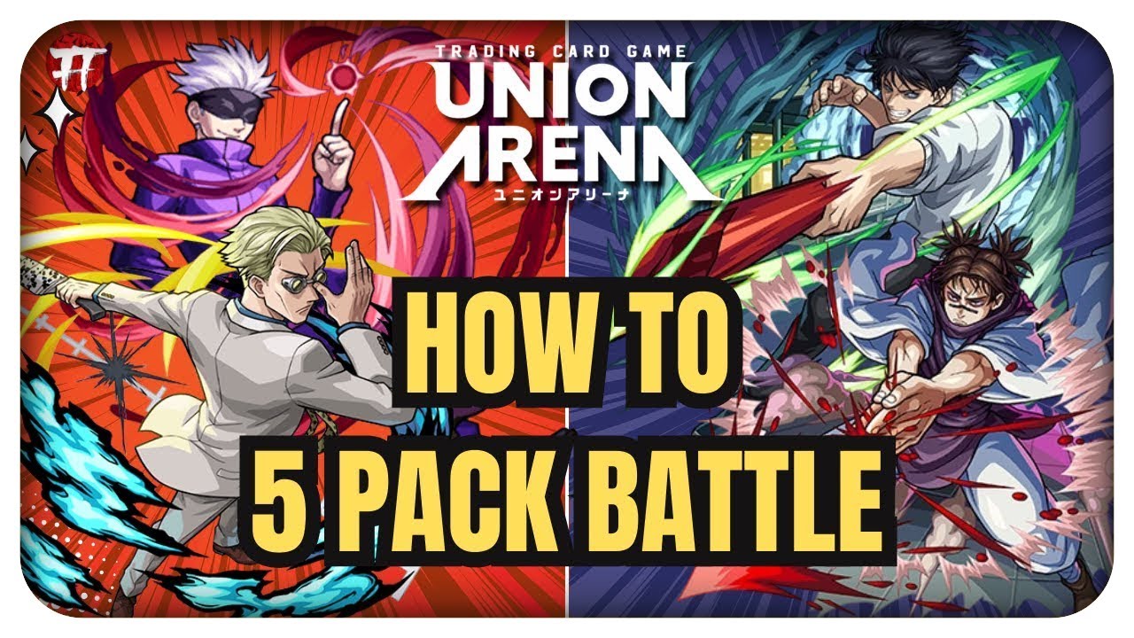 Union Arena TCG: Jujutsu Kaisen – How to Setup 5-Pack Battle + Gameplay ...