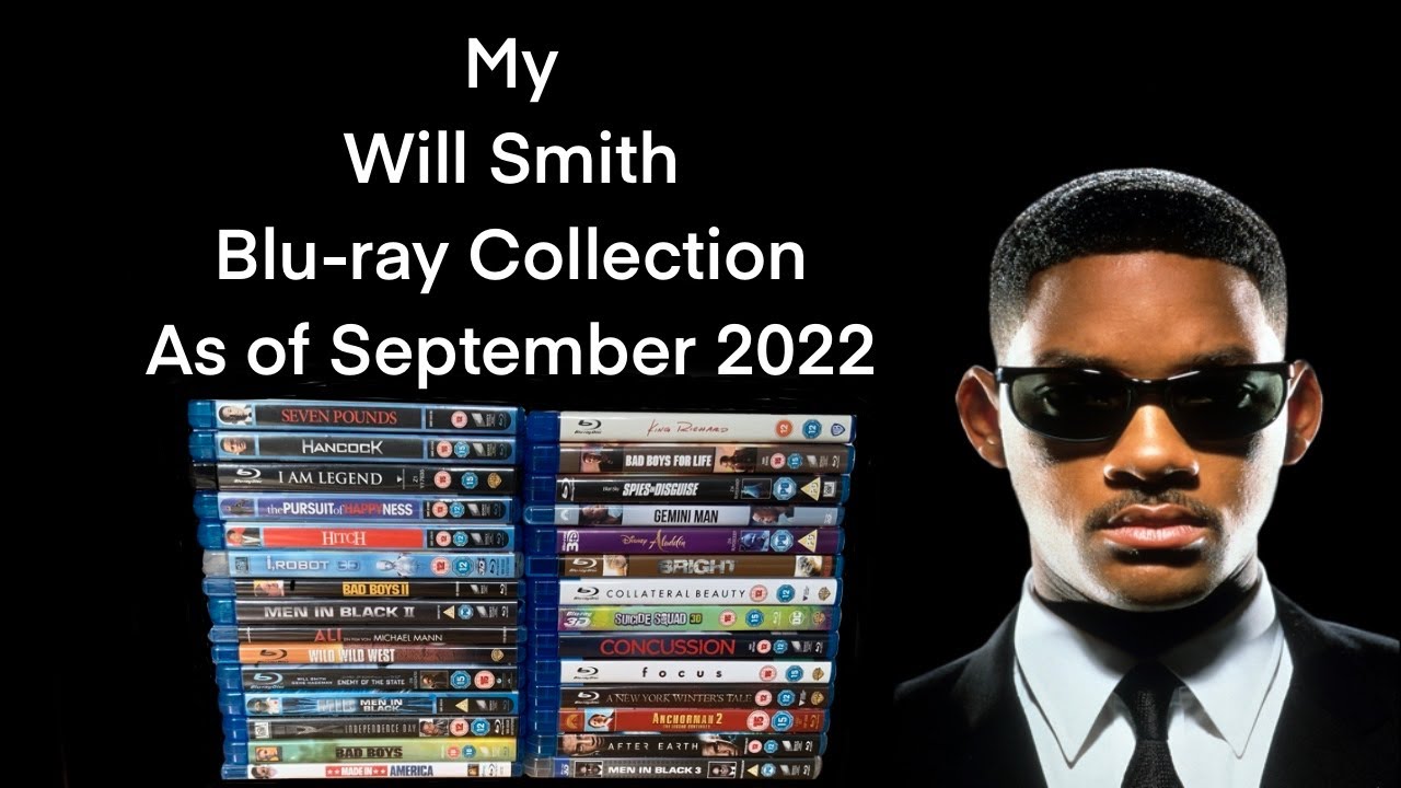My Entire Will Smith Blu-ray Collection (plus Character name) - YouTube