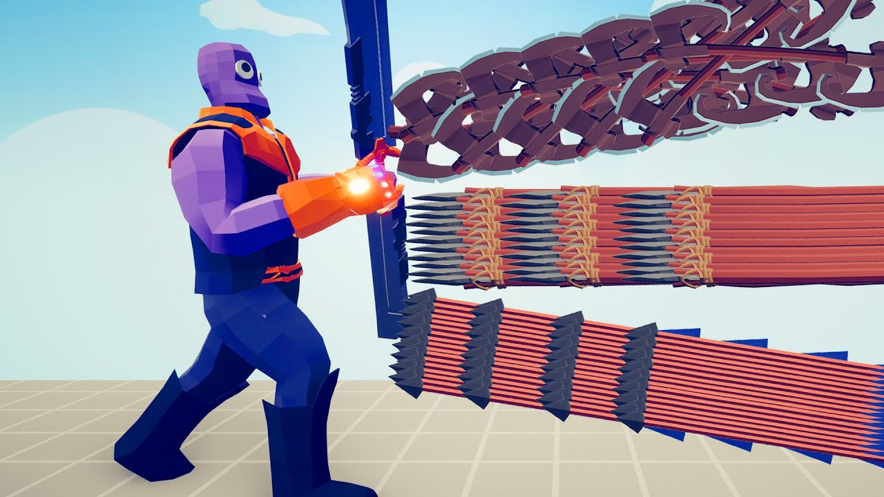 THANOS vs SUPER SPEED RANGED UNITS - TABS Totally Accurate Battle ...