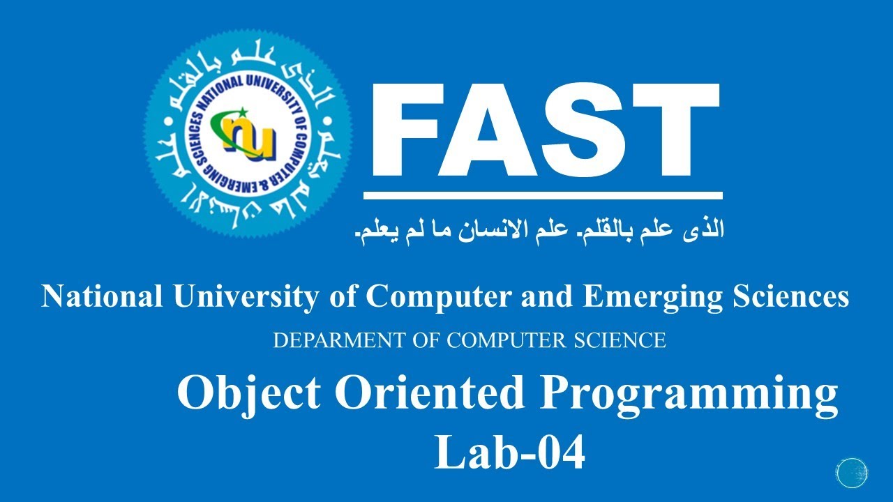 OOP Lab-04 || C++ || Arrays || 1-D Arrays || 2-Arrays || Reference || Pointers || String - YouTube