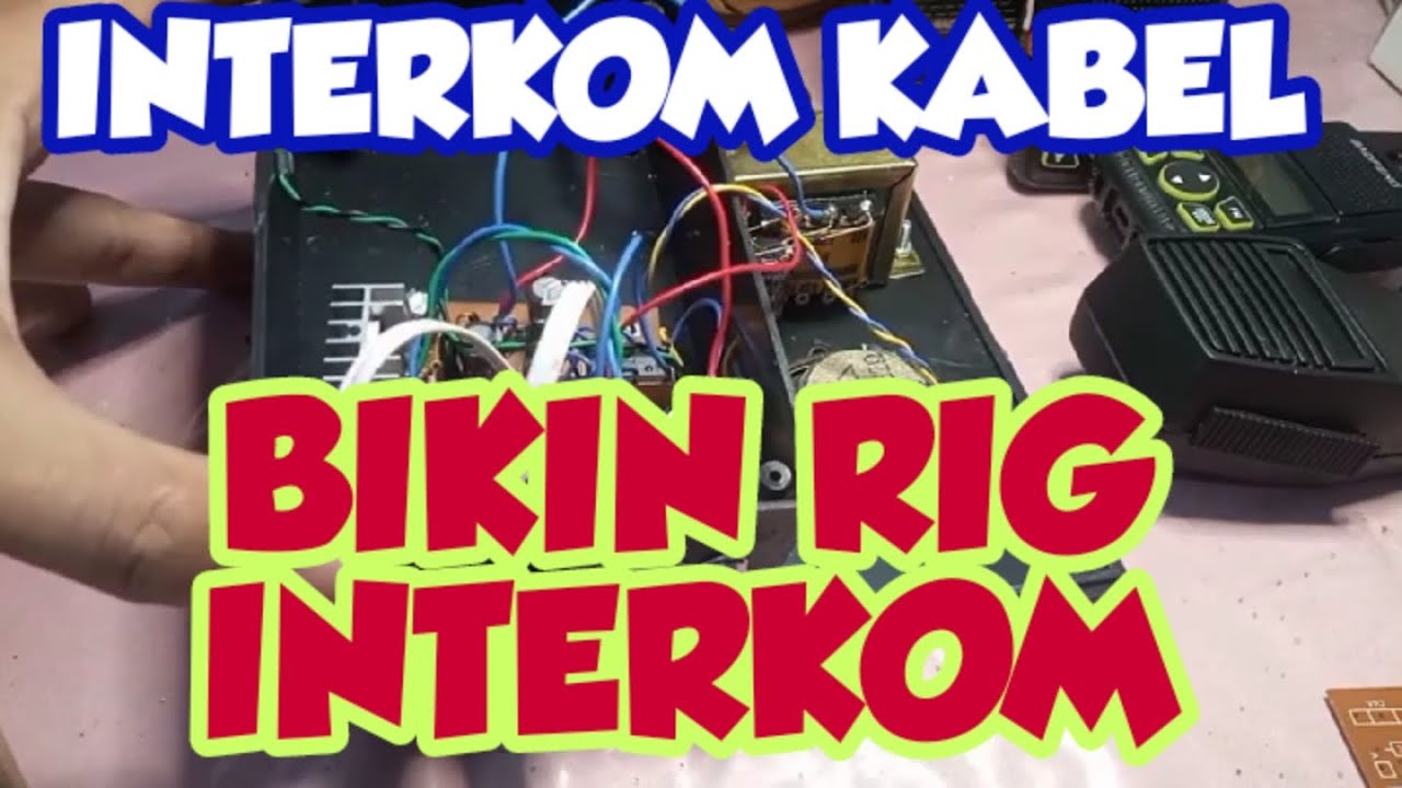 CARA MEMBUAT INTERKOM KABEL MODEL RIG. #interkom #homebrew #rakom - YouTube