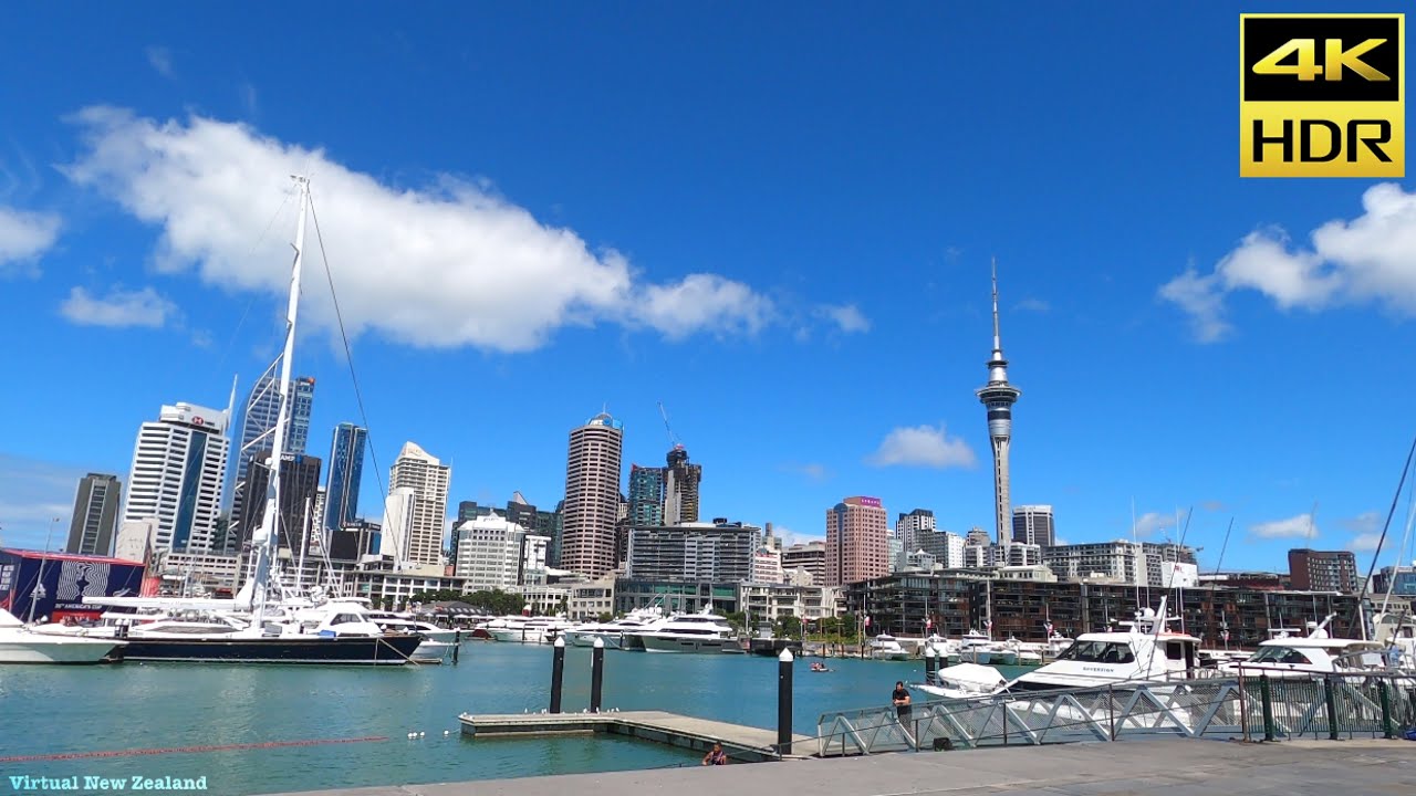 【4K HDR】Walk Tour Auckland City New Zealand! - YouTube