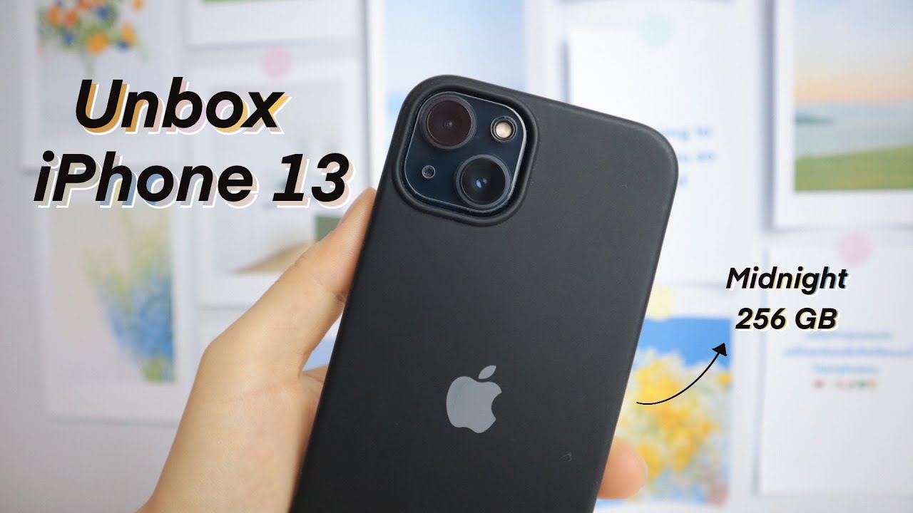 iPhone 13 midnight 256 GB unboxing | แกะกล่องไอโฟน 13 สีมิดไนท์ เช็ค ...