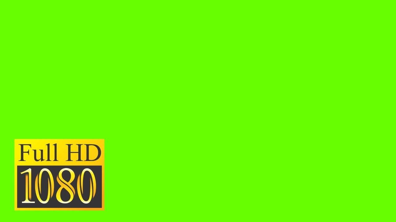 1 Hour Bright Green Screen In FULL HD! - YouTube