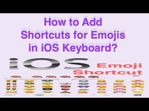 How to Add Shortcuts for Emojis in iOS Keyboard? - YouTube