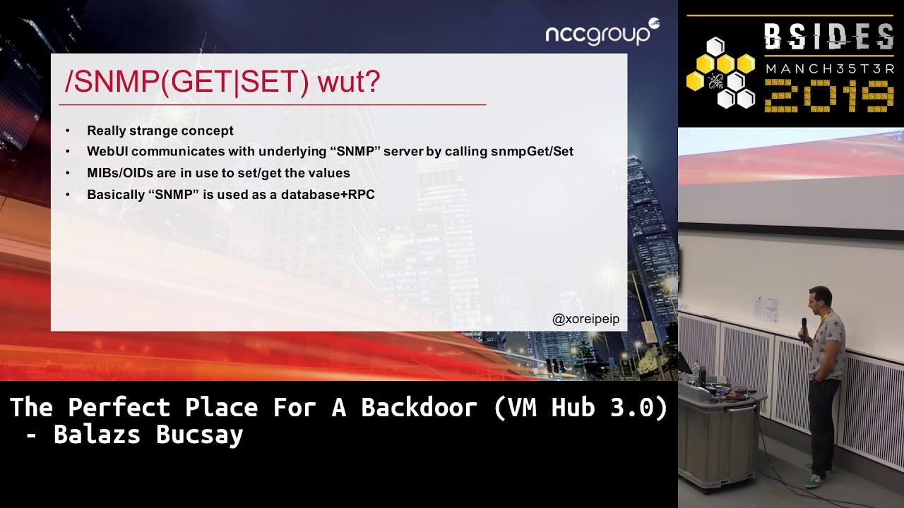 BSidesMCR 2019: The Perfect Place For A Backdoor (VM Hub 3.0) - Balazs ...